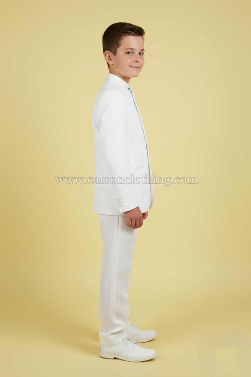 White Colour Jodhpuri Suit(BE-BJOD_1109) – Carron Clothing